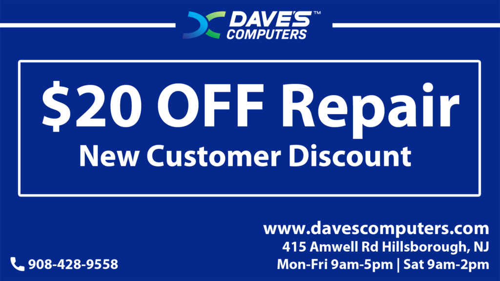 Computer Repair in Edison NJ by Daves Computers